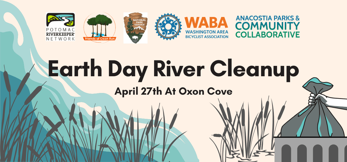 Oxon Cove Earth Day Cleanup - VOLUNTEERS NEEDED - Potomac Riverkeeper ...