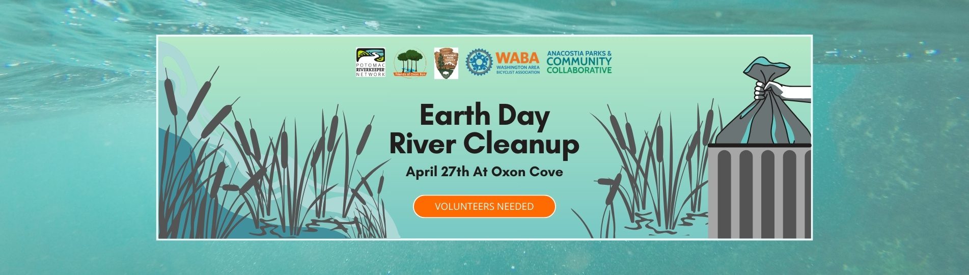 Oxon Cove Earth Day Cleanup - VOLUNTEERS NEEDED - Potomac Riverkeeper ...